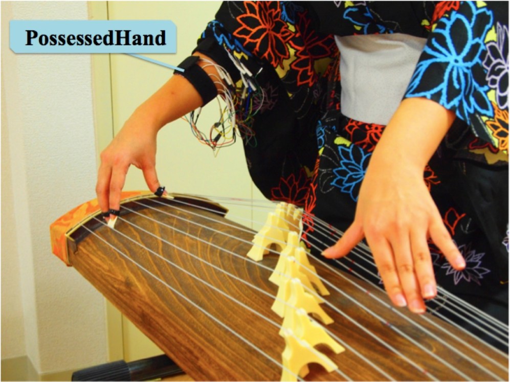 PossessedHand: Techniques for controlling human hands using electrical ...