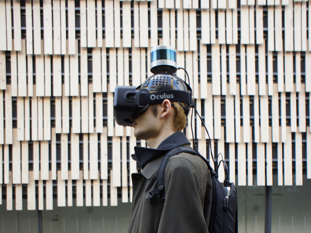 LiDARMAN: Reprogramming Reality With Egocentric Laser Depth Scanning – Rekimoto Lab